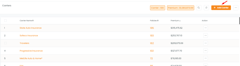 Carrier 101 - InsuredMine CRM