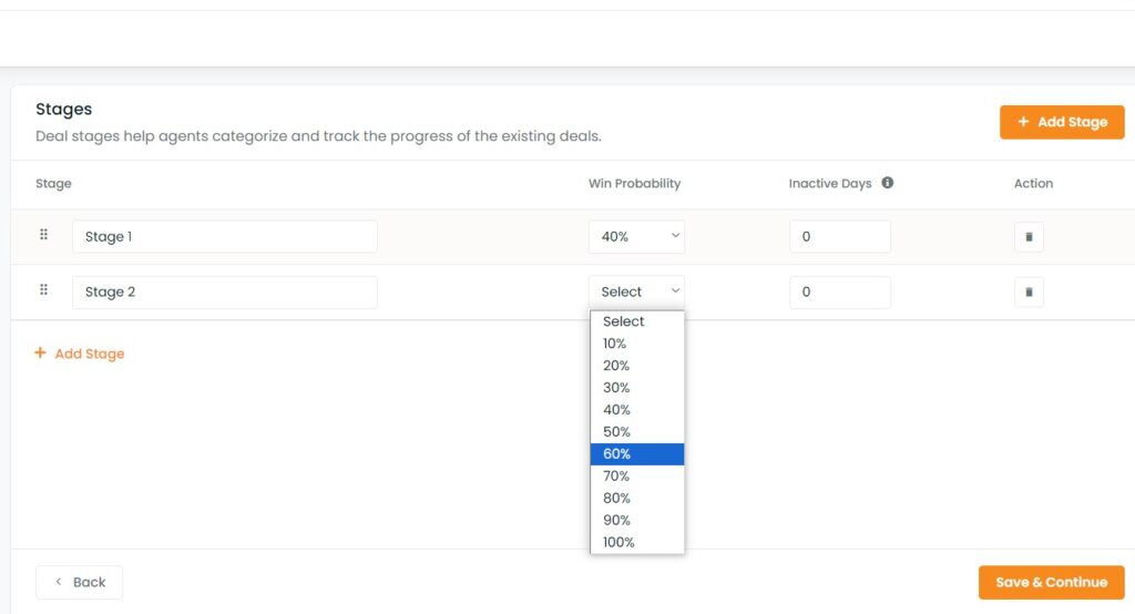 Win Probability Percentage in Deal Stages and Deal Chart - InsuredMine ...
