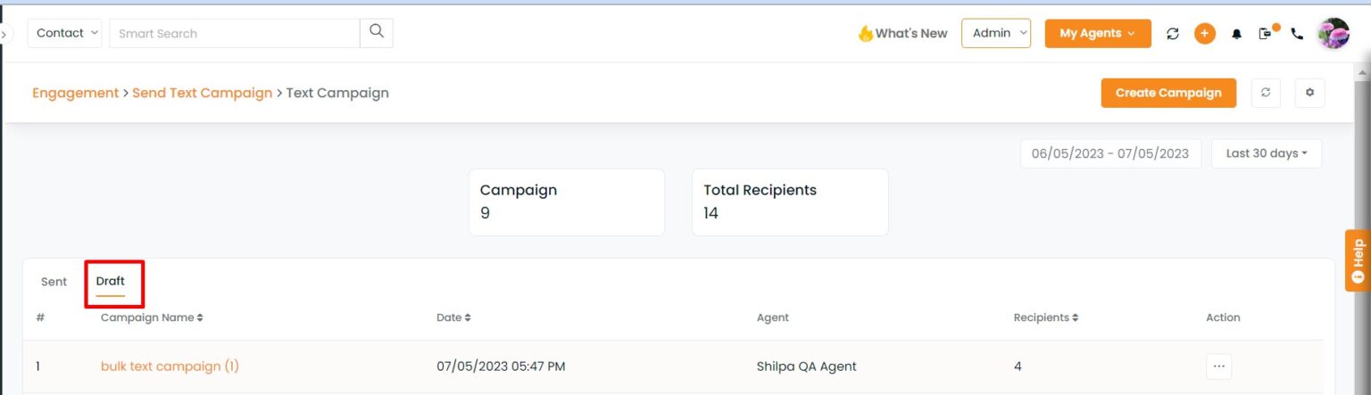 Bulk Texting Draft - InsuredMine CRM | Optimize and Grow Your Insurance ...