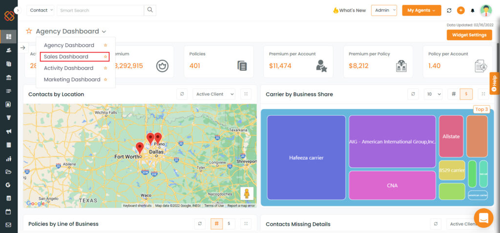 Download deal chart table data into Excel format - InsuredMine CRM ...