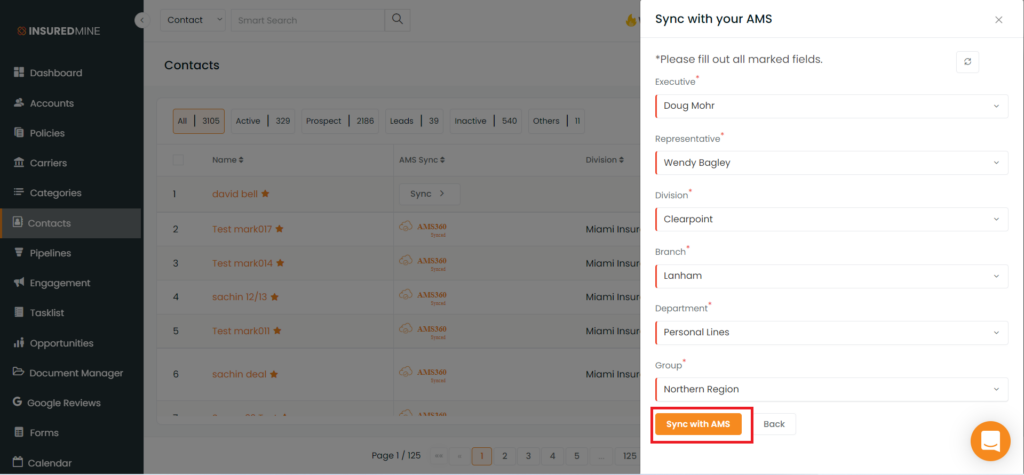 AMS360 Integration - InsuredMine CRM | Optimize and Grow Your Insurance ...