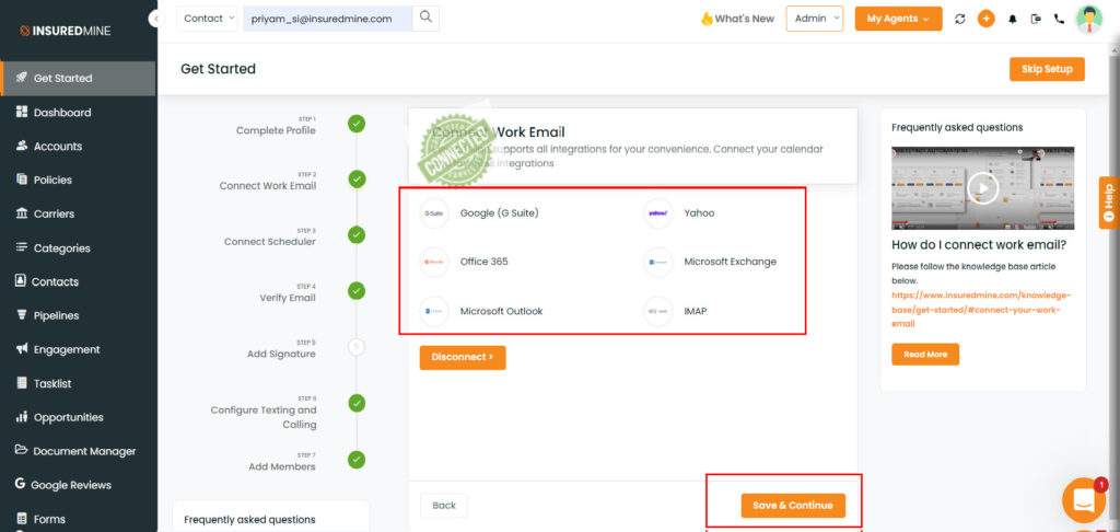 Get Started - InsuredMine