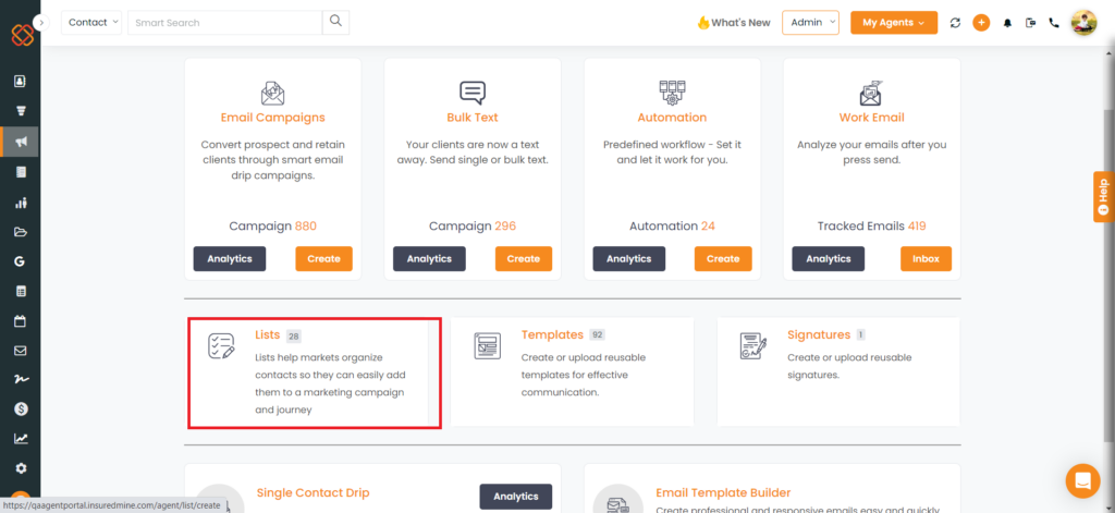 Enhanced List Sorting Functionality For Accounts And Contacts Insuredmine Crm Optimize And