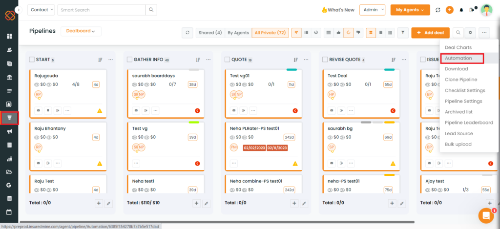 Pipeline Automation Analytics With Action Details Api Optimization Account Name Handling